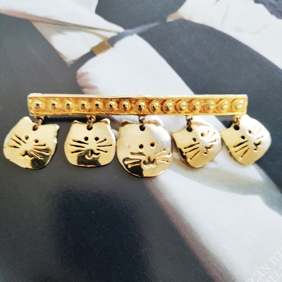 Ultra Craft | Jewelry | Vintage Cat Brooch Signed Ultra Craft | Poshmark
